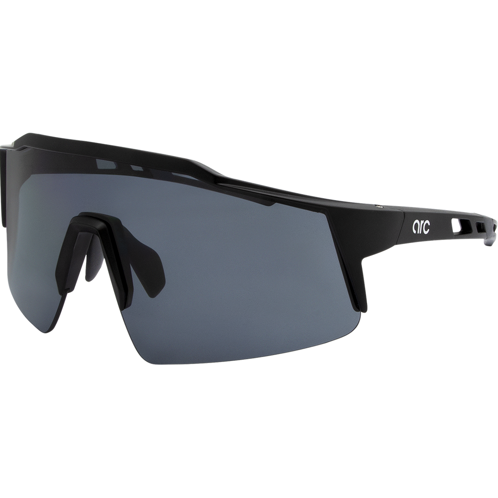 Apex - Black & Smoke Shield Sports Sunglasses | ARC Eyewear